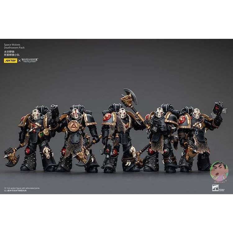 JOYTOY Warhammer 40K Space Wolves Deathsworn Pack Action Figure ...