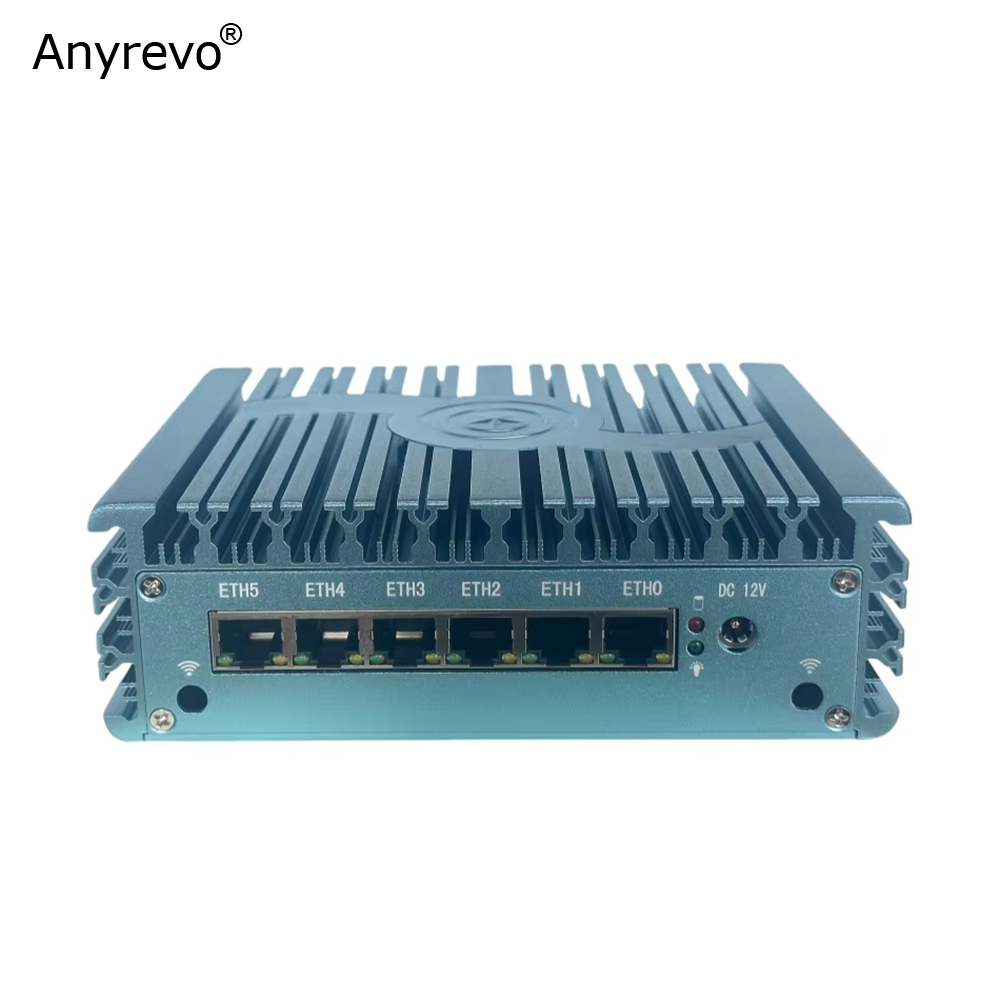 Built-in Fan Soft Router Intel N100 / i3-N305 with 6 x i226-V LAN 2.5G ...