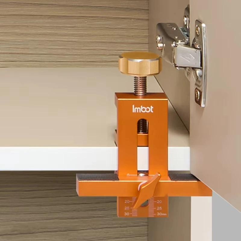 Cabinet Door Mounting Jig, with Support Arm&Clamp, Aluminum Alloy Body ...