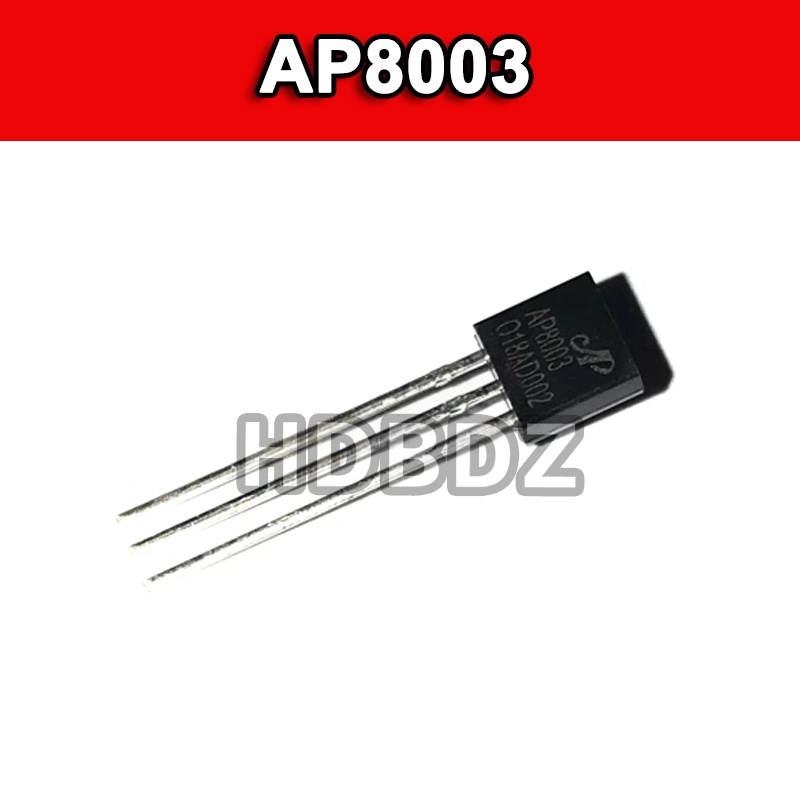 5~20pcs AP8003 TO92 Power Conversion Chip IC Triode AP8003ZAC-T1 ...