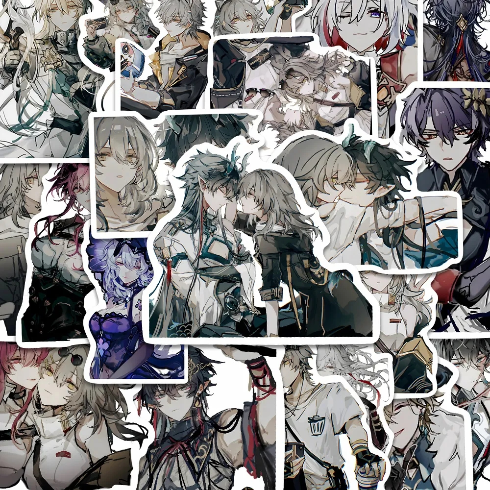 [GUYN] Sticker Honkai Star Rail (50 Sheets) Dan Heng Hot-selling Game Honkai Star Railway Dan ...