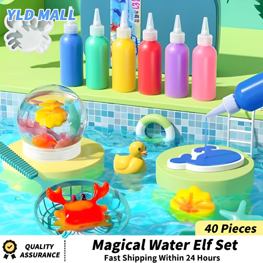 【Ready Stock】YLD Kids DIY Magic Water Elf Toy Children Handmade Craft ...