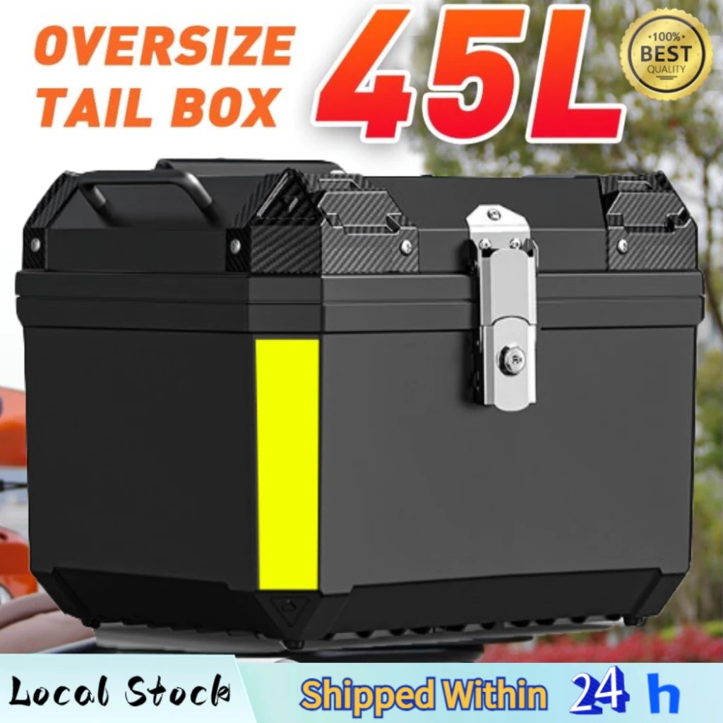 【TANKER ABS TOP BOX】38L 45L Top Box Double-layer Waterproof Universal ...