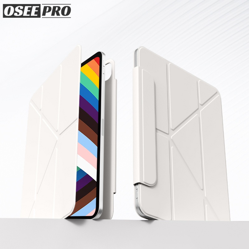 Osee Pro ipad case Ultra-thin frameless magnetic double-sided clip Y ...