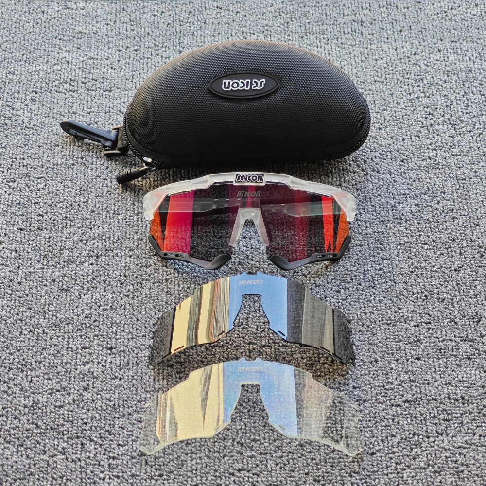 SCICON Unisex Polarized UV400 Cycling Shades For Bike Sunglasses MTB ...