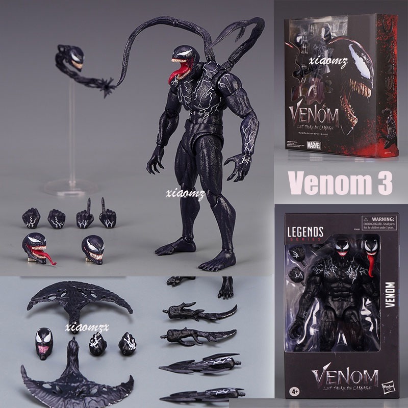 SHF Venom Marvel Movie Ver Change Face Film Articulado Action Figure ...