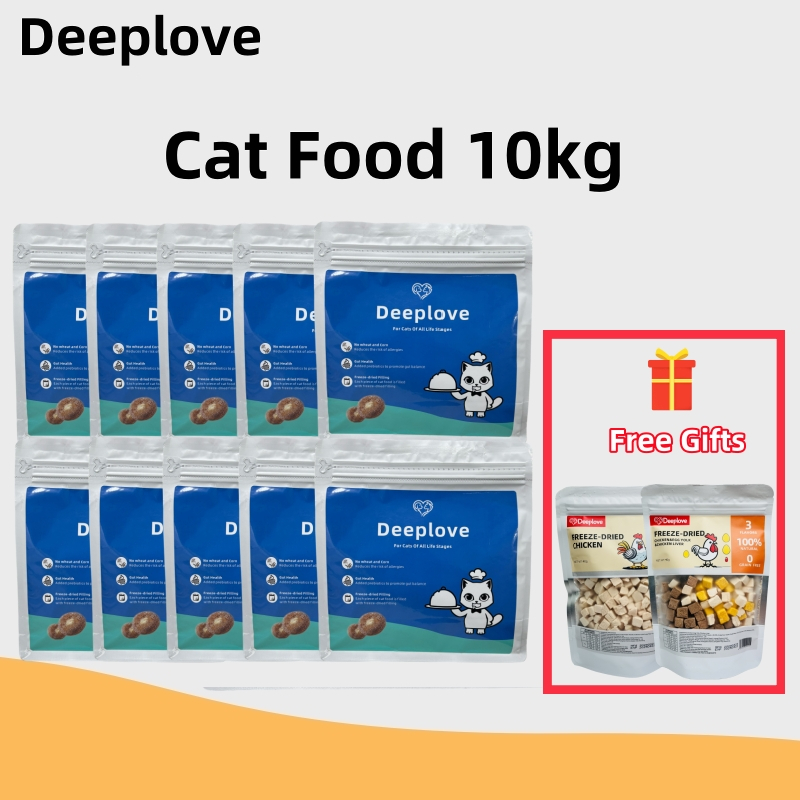 Deeplove Makanan Kucing Makanan Kucing Kering Holistik Premium 30% ...