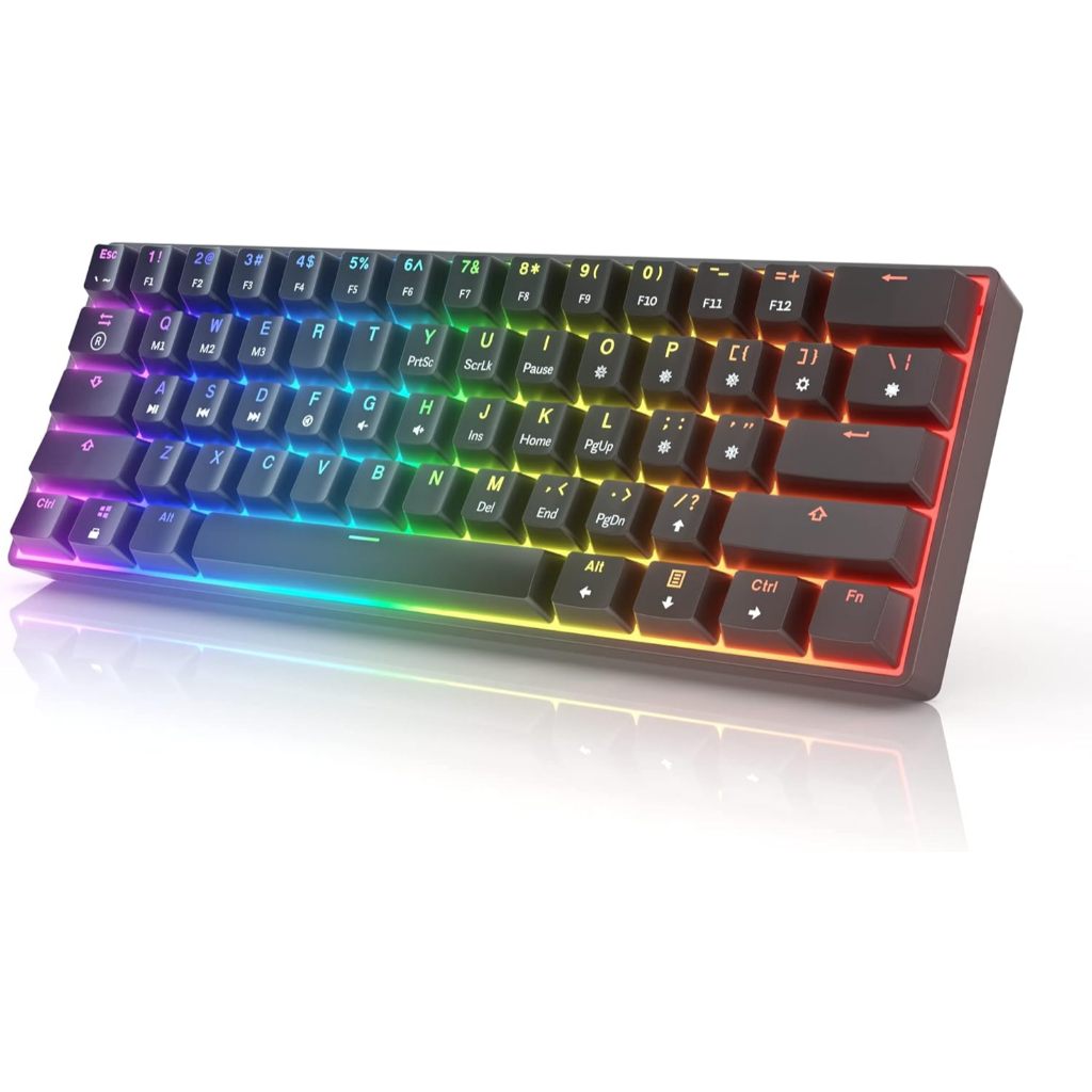 Hk GAMING GK61 Mechanical GAMING Keyboard-61-Key Multicolor RGB ...