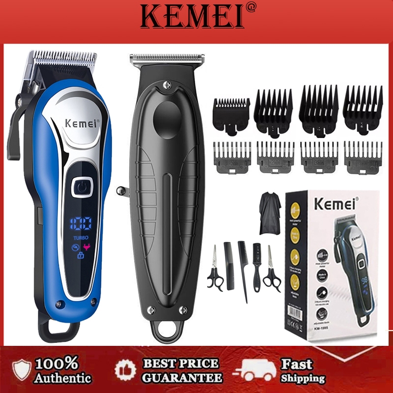 Kemei KM-1995 Hair Clipper Professional LCD Monitor Hair Trimmer for ...