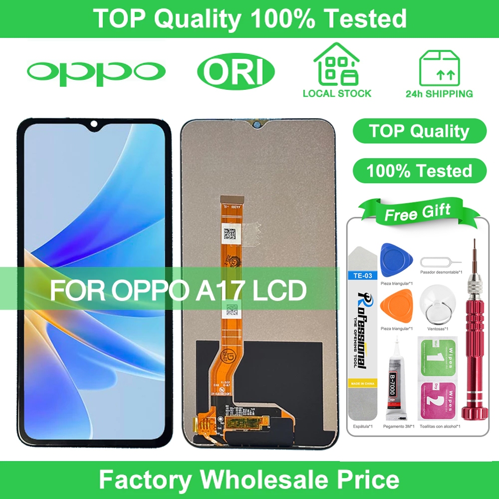 Original LCD For Oppo A17 CPH2477 LCD Display Screen Replacement ...