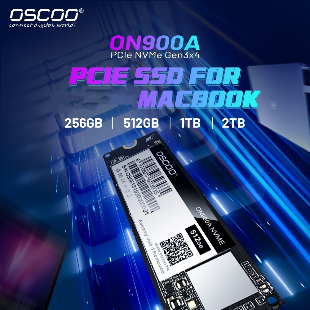 OSCOO ON900A SSD NVMe SSD For MacBook PCle3 Internal Solid State Drive ...