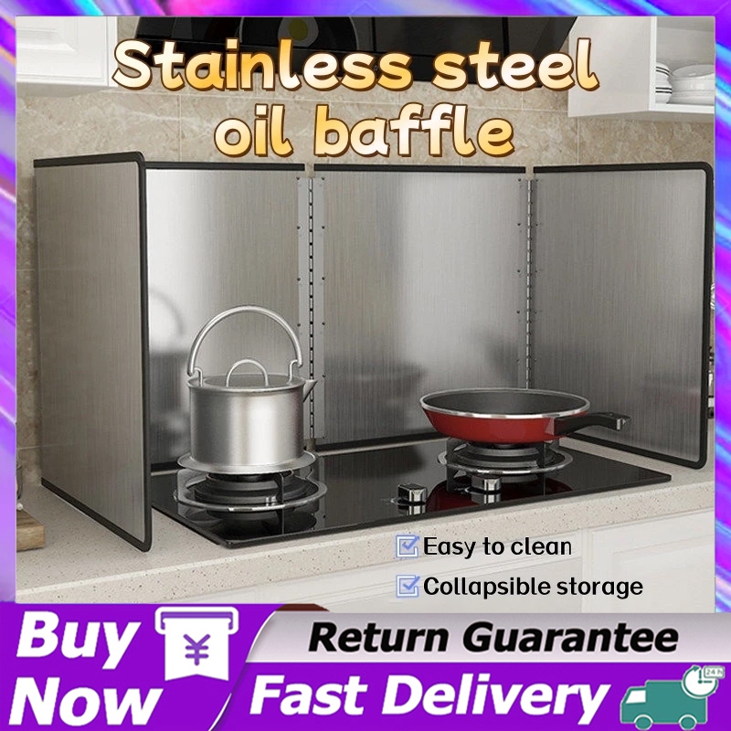 【Malaysia Spot Sale】Stainless steel oil baffle kitchen gas stove ...