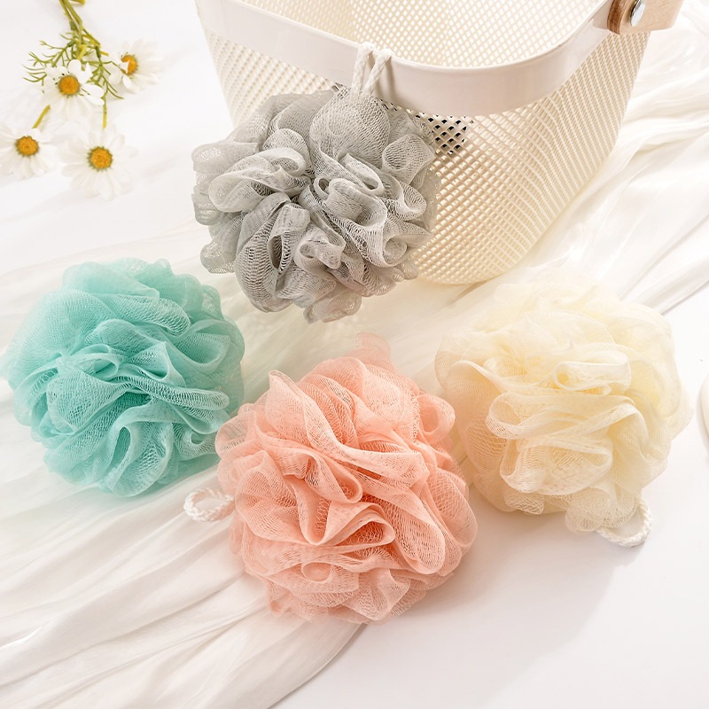 Shower Bath Ball Body Scrub Bubble Skin Rub Loofahs Body Wash Sponge ...