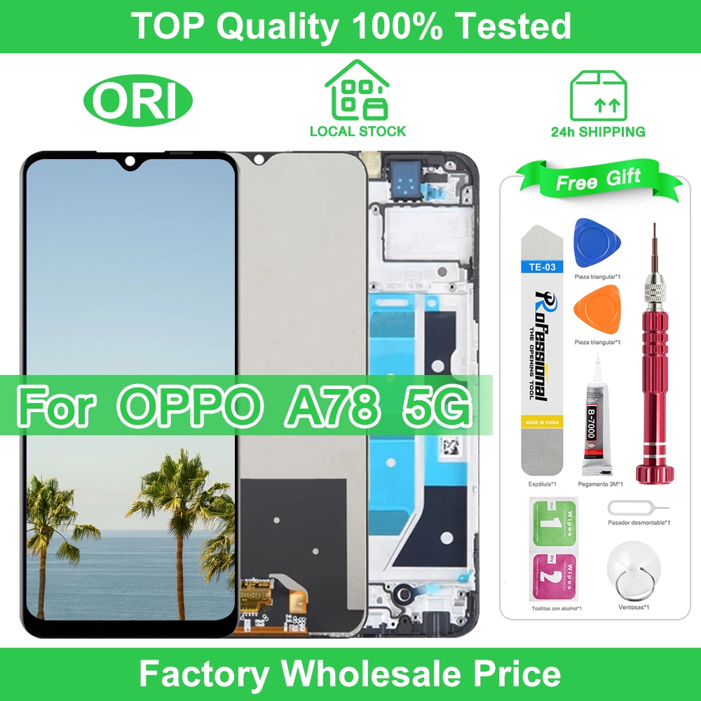 Original LCD for OPPO A77S/ A57 5G/ A58 5G/A56S 5G /A58X / A78 5G LCD ...