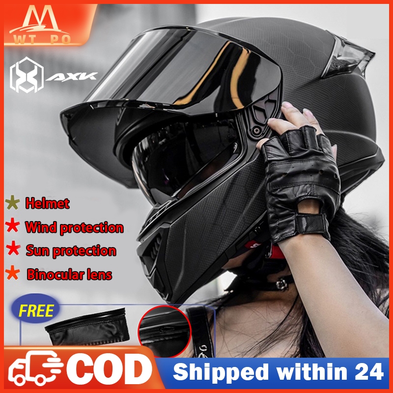 【WT PO】motorcycle helmet motorcycle full helmet icc sticker anti ...