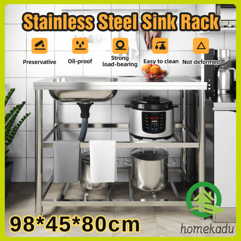 Stainless Steel Kitchen Stove Rack 2/3 Tier Burner Stand / Gas Rack ...