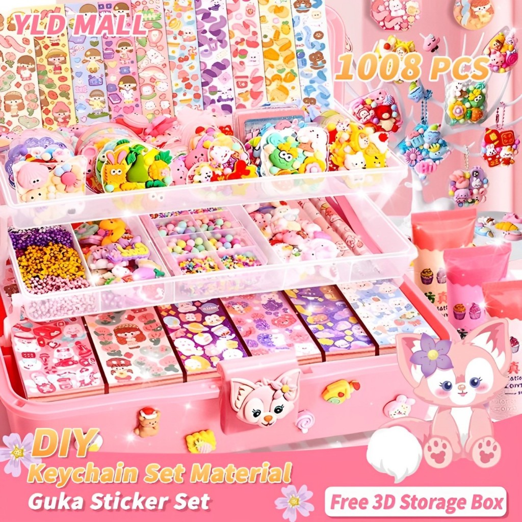 【Upgraded Version】YLD 1008pcs Guka Suit 3-Layer Storage Box DIY Phone ...