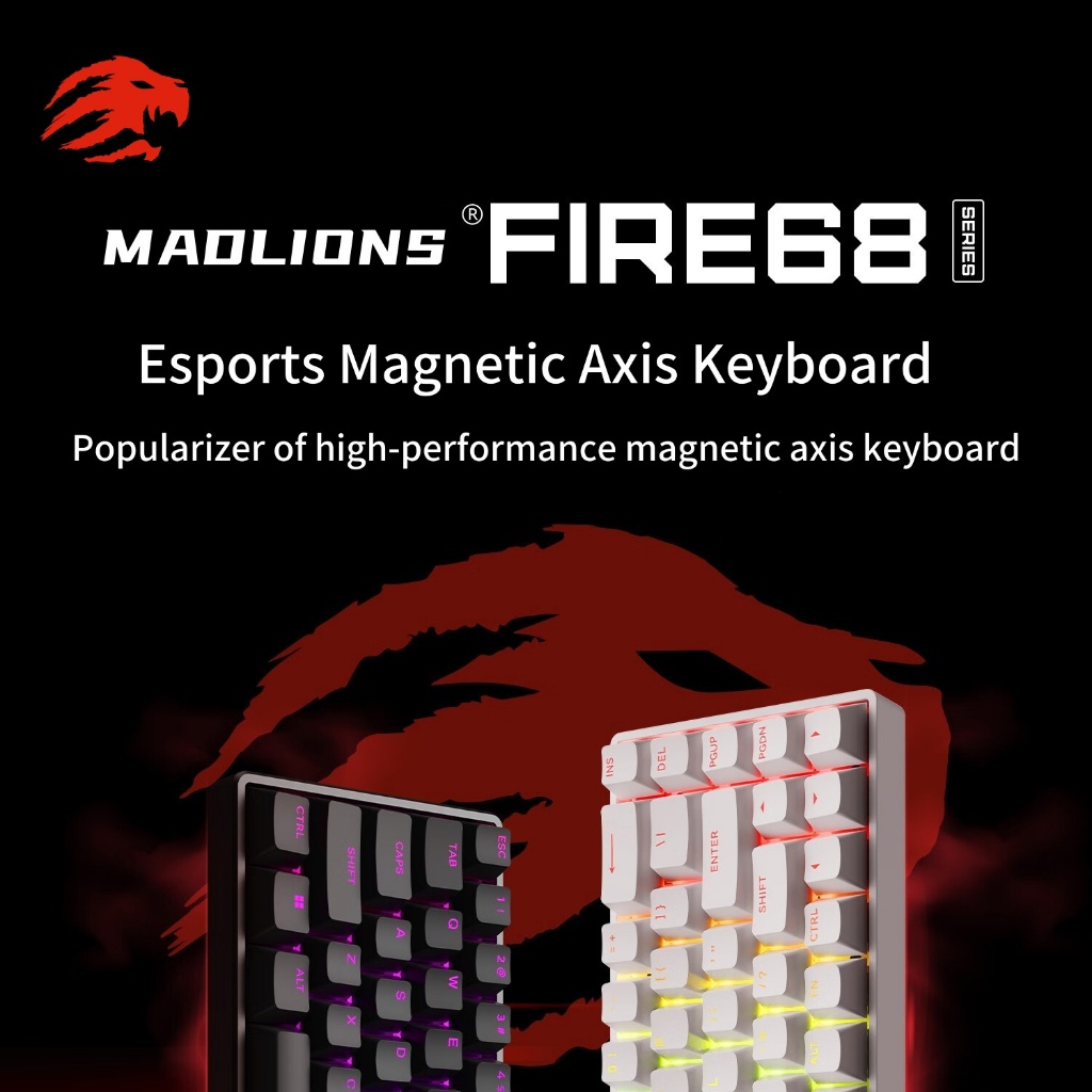 MAD FIRE68 | Gaming Mechanical Keyboard | Magnetic Switch | 8KHz Return ...
