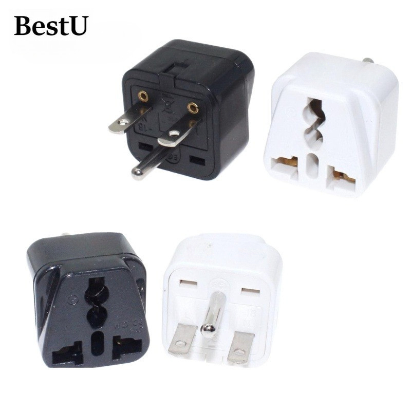 Nema 6-15P Universal EU/US/AU/UK To North American Socket 1 Round, 2 ...