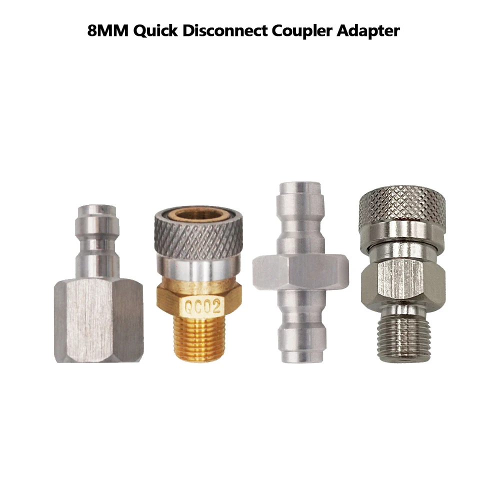 HPA AIR CO2 Gas Quick Disconnect Plug QC02 1/8NPT 1/8BSP M10 G1/8" Fill ...