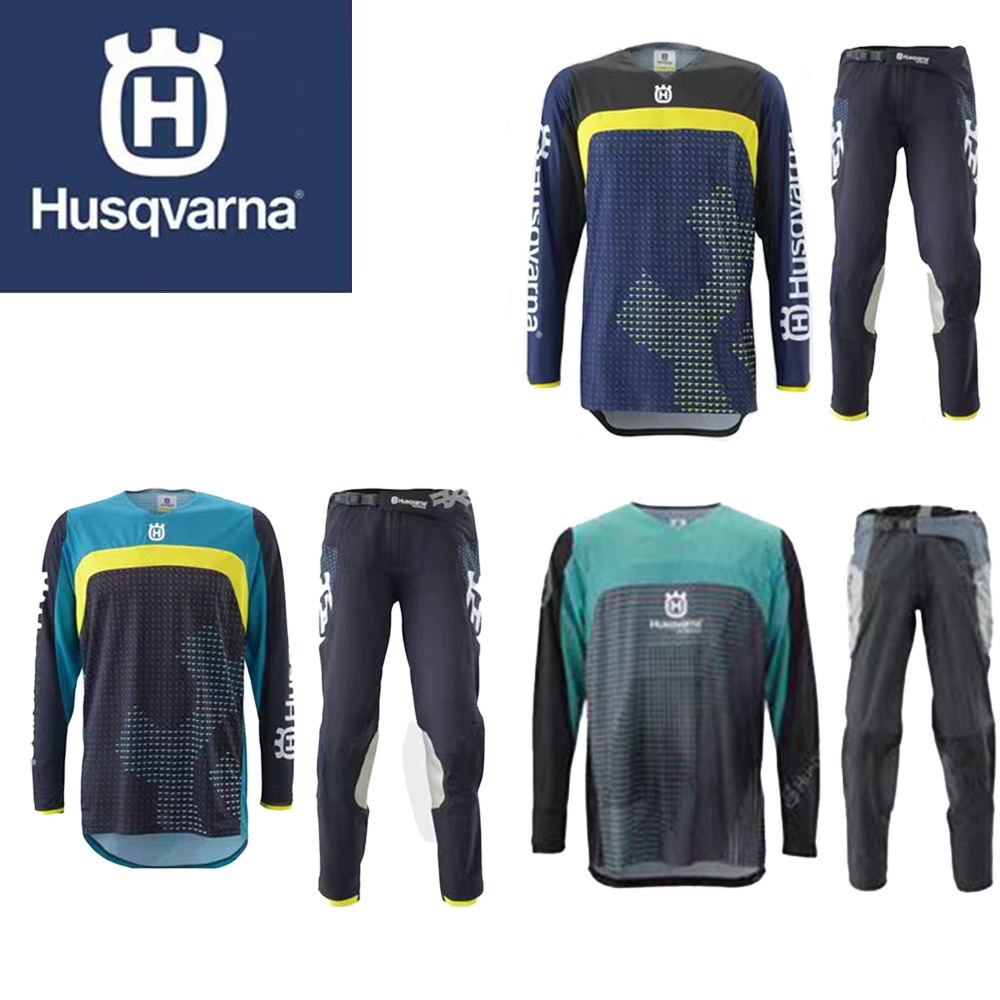 HUSQVARNA NEW 2025 BLUE Gear Set Motorcycle Racing Set Motorcycle ...