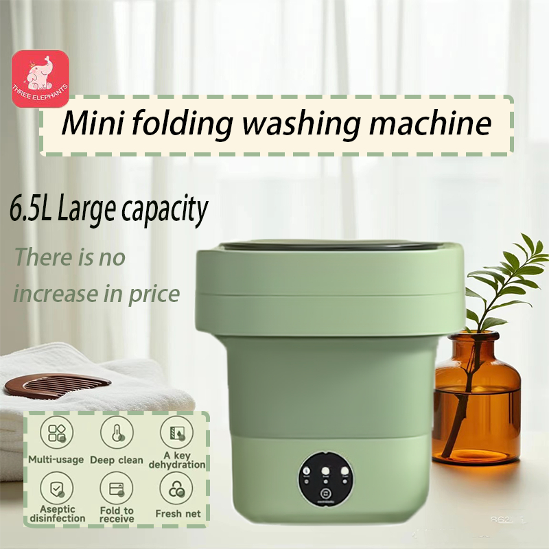 Folding washing machine (6.5L) Portable washing machine Home underwear ...