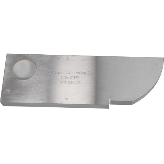 IIW-Type2 Block Ultrasonic Block 4.0" Radius, 2.0"and 0.60" Diameter ...