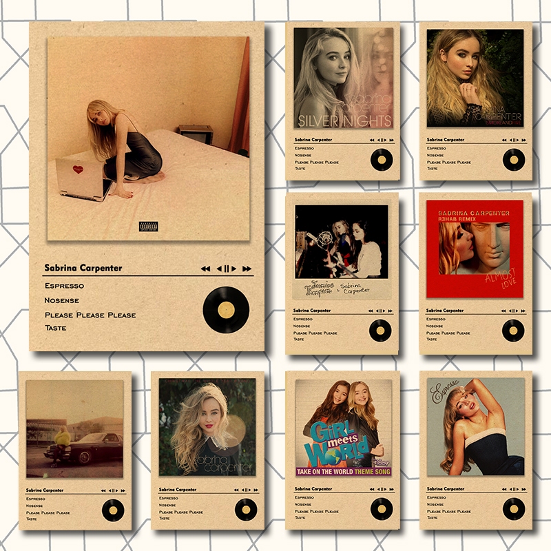 Sabrina Carpenter Posters Hot Music Album Star Poster Rock Poster Hip ...