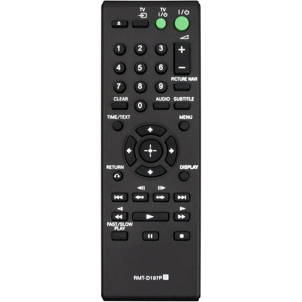 RMT-D197P Replacement Remote fit for Sony CD DVD Player DVP-SR320 DVP ...