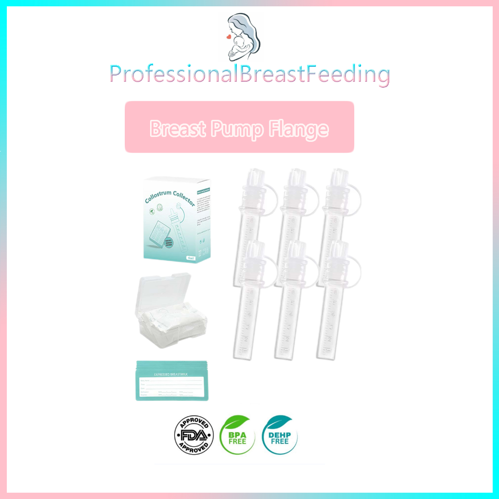 Colostrum Collector Kit Breast Milk Collector with Cotton Cloth Wipe ...