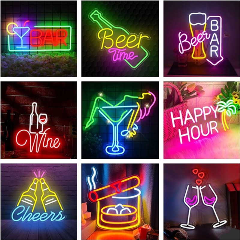 BAR neon for wall decoration, LED bar light neon for bar decoration ...