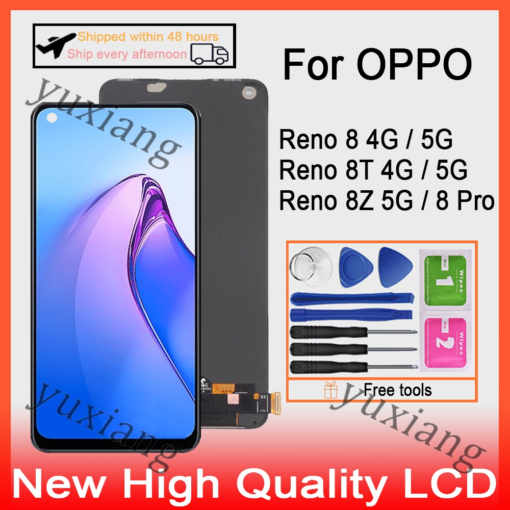 AMOLED OLED TFT For OPPO Reno 8 4G 5G Reno 8T 4G 5G Reno 8Z 5G Reno 8 Pro LCD Display Touch ...
