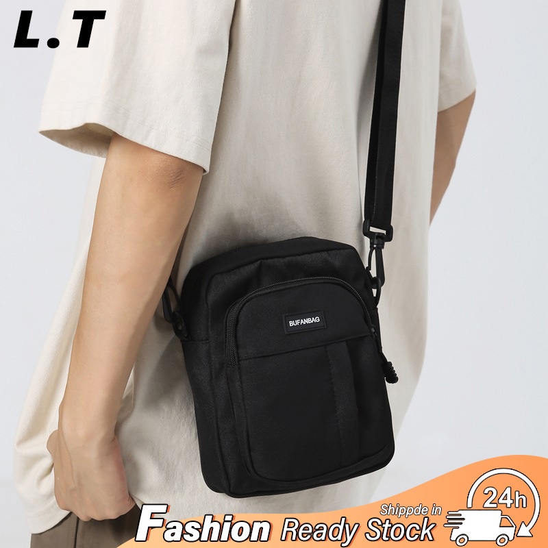 Sling Bag Lelaki Simple Crossbody Bag Fashion Beg Silang Pouch Korean ...