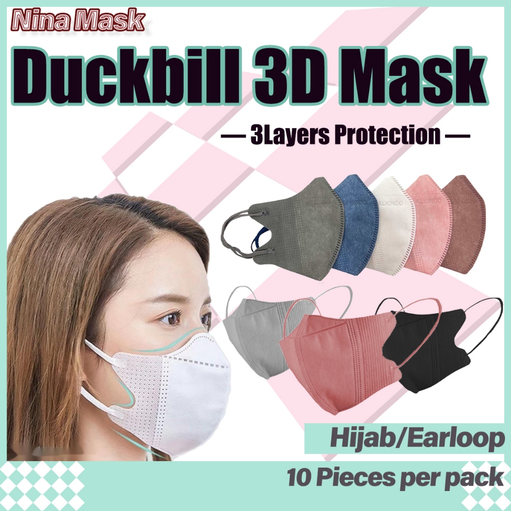 (Mask Duckbill Murah)Duckbill facemask 50pcs For Adult Malaysia 4ply ...