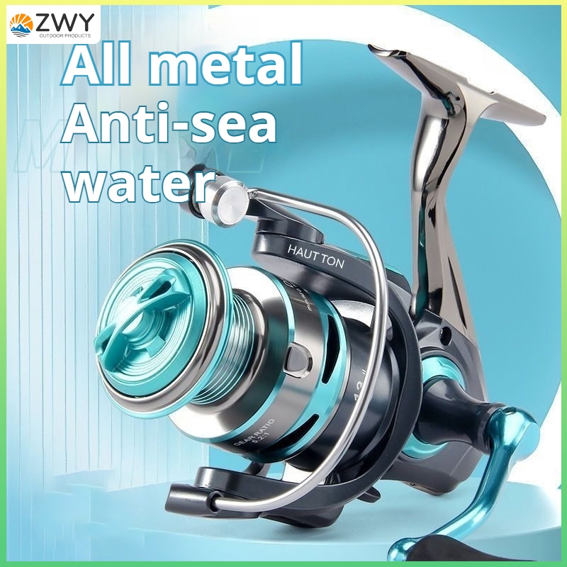 Fishing wheel Spinning wheel Fishing rod All metal Fishing and throwing ...