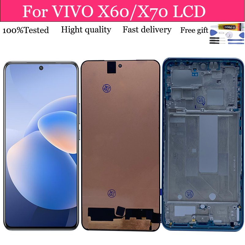 Original AMOLED For Vivo X60 X70 LCD Touch Screen Replacement | Shopee Malaysia