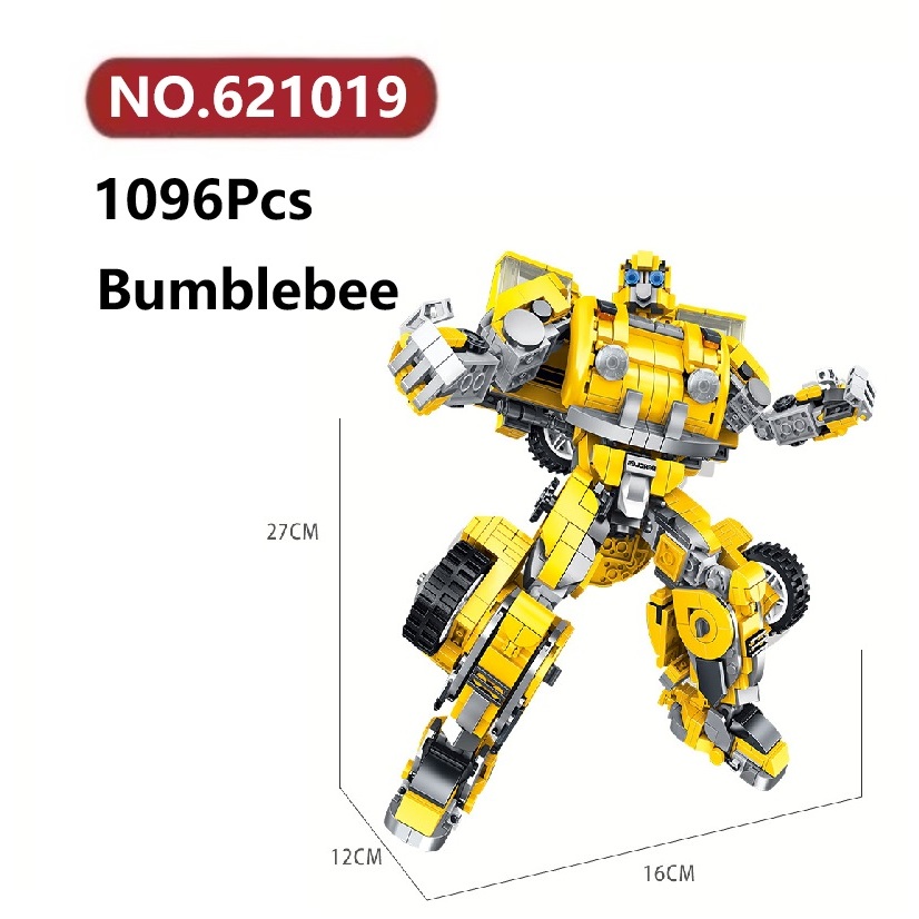 Bumblebee Transformers Building Blocks 1096 Pcs Panlos Mecha Bricks Toy ...