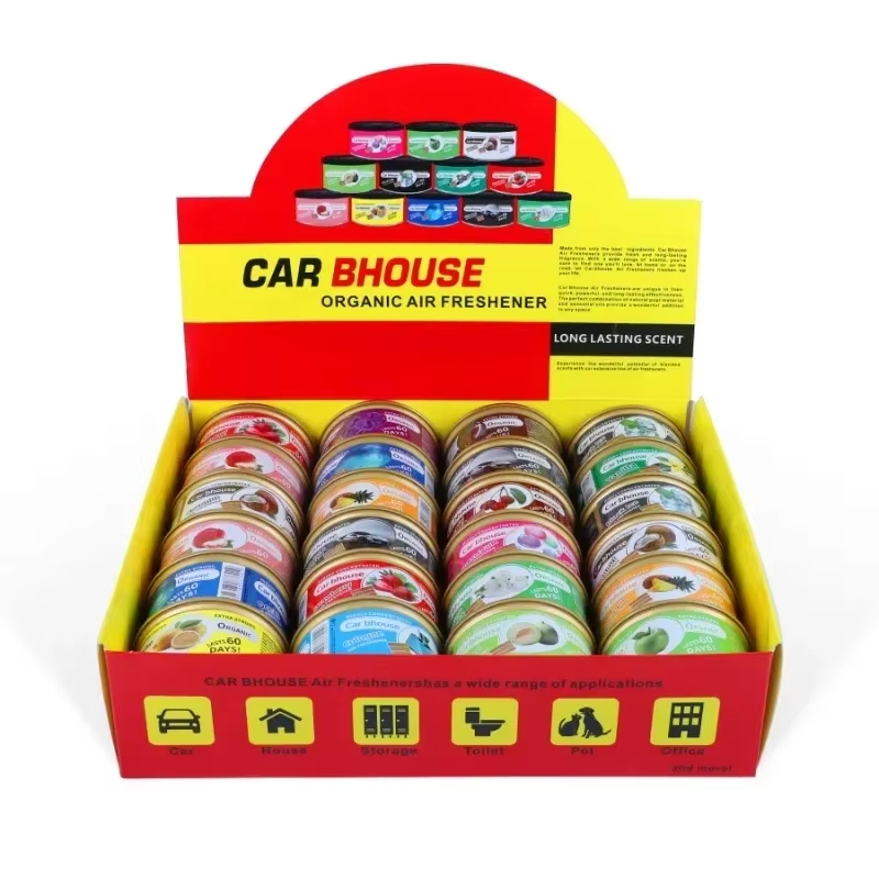 Wooden Blocks Canned Food Car Aromatherapy Deodorizing Fiber Air ...