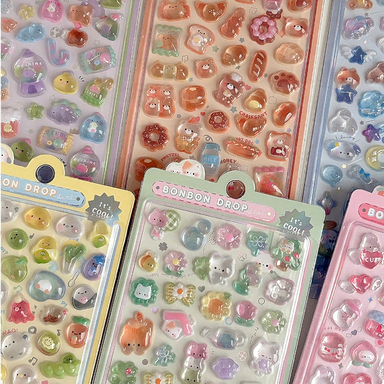 Ohaya | 3d Crystal Embossed Sticker Mobile Phone Gift Manicure ...