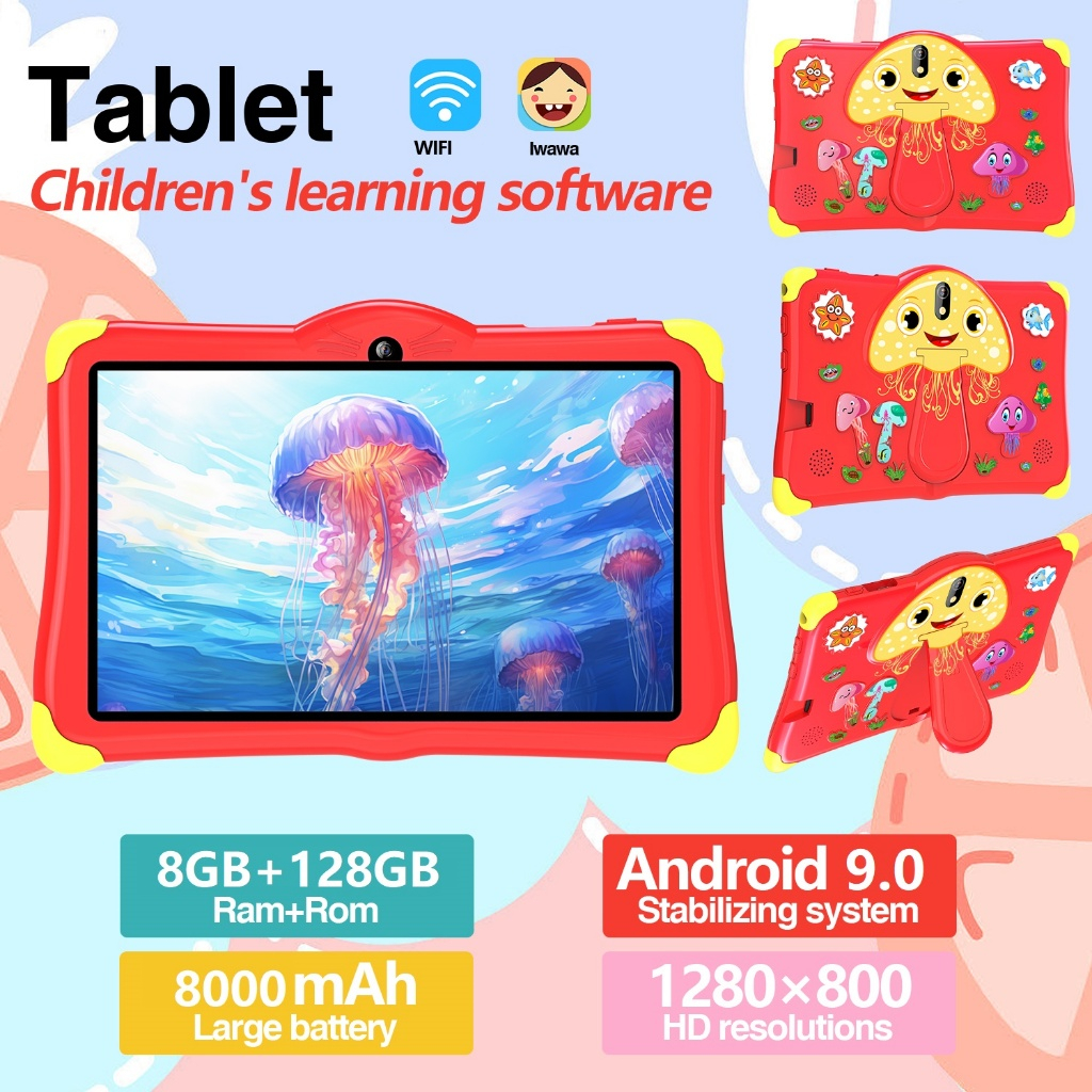 New Jellyfish Tablet 7.1inch Ultra-Clear Screen Learning Tablet Memory ...