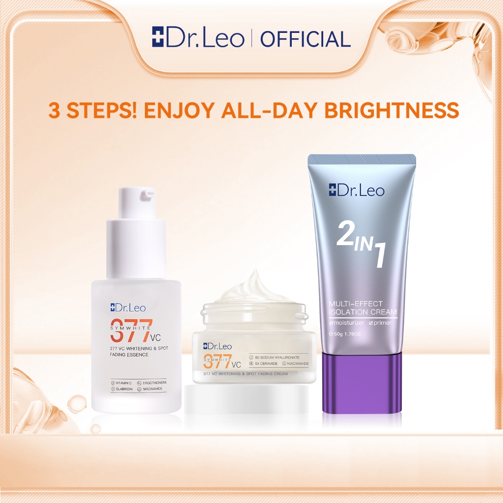 Dr.Leo Multi-effect Brightening 3pcs Set Multi-Effect Isolation Cream ...