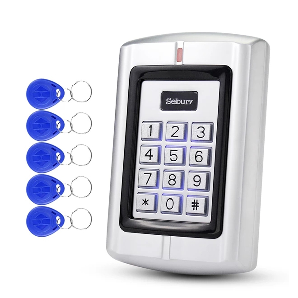 Sebury Metal Access Control Keypad 125KHz Standalone RFID Board Access ...