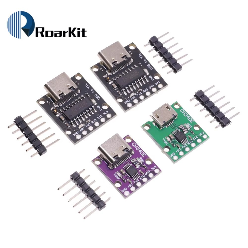 MSOP10 USB to TTL Serial Converter, 5V/3.3V Alternative CH340 Module ...
