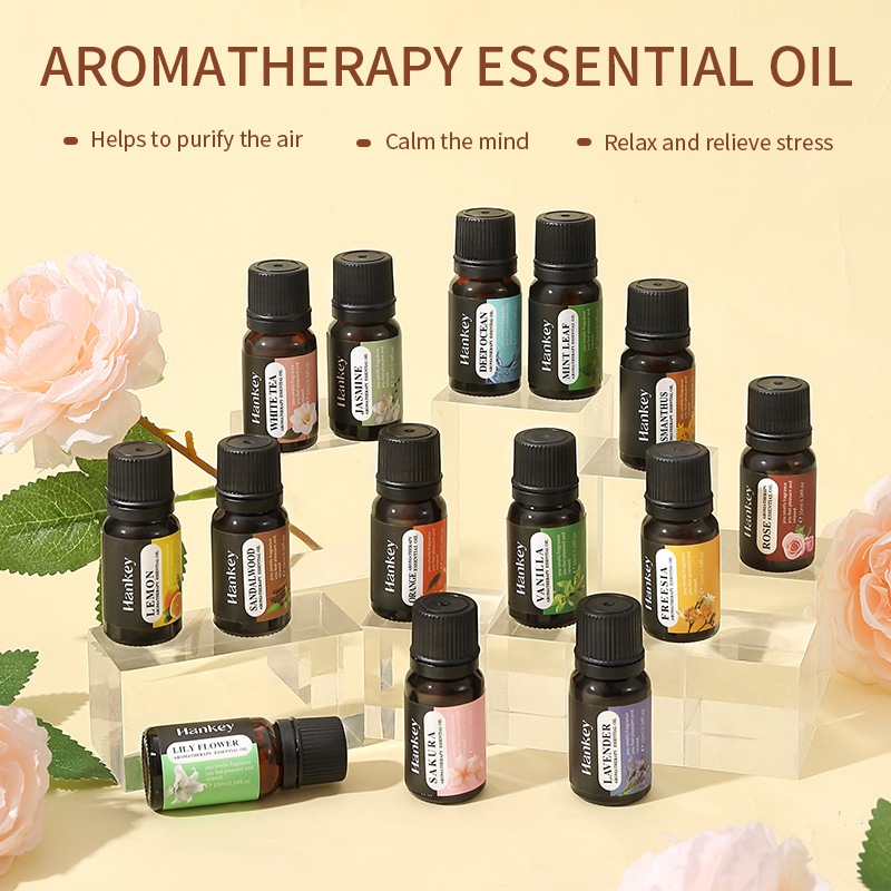 [Ready Stock]10ML Water Soluble Essential Oil Mixed Fragrance Oil Pure ...