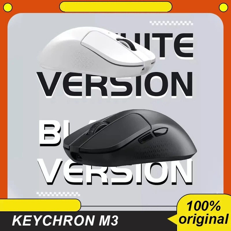 Keychron M3 、M3 Mini 3Mode Wireless Mouse Sensor 2.4G E-Sports PAW3395 ...