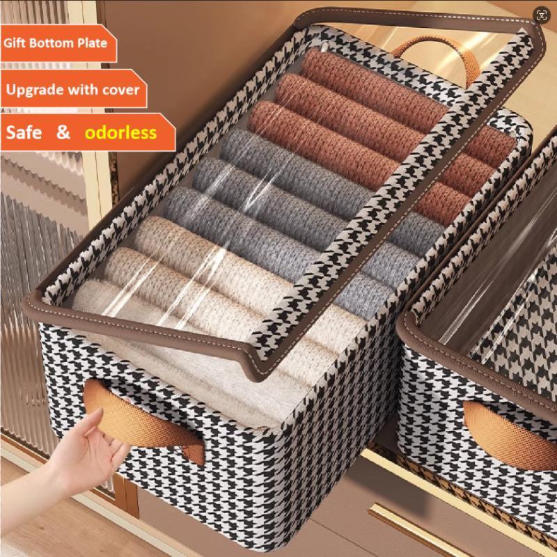 [Malaysia Delivery] Foldable Storage Box Steel Frame Storage Box with ...