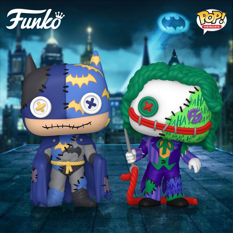 Funko POP Toys PATCHWORK BATMAN PATCHWORK THE JOKER DC Multiverse 4 ...