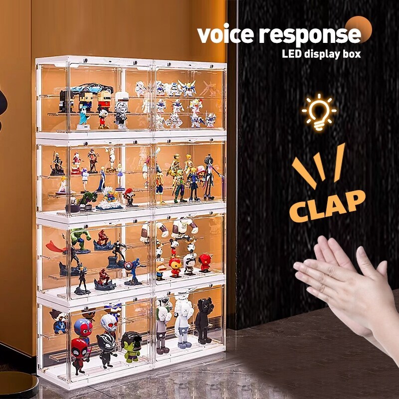 Blind box storage, display shelf, doll display cabinet, bubble bar ...