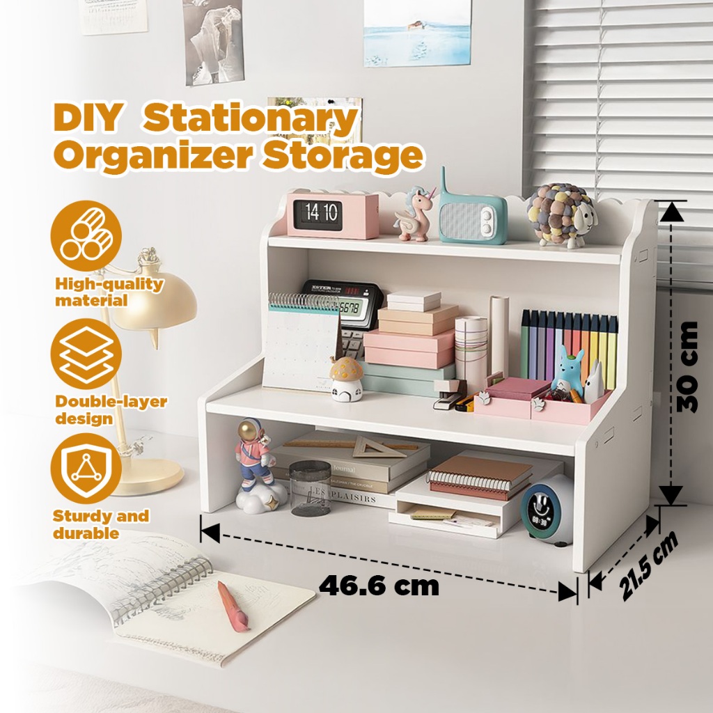 【Pre-sale Minimum Price】Ins Style White Simple Detachable Double-layer ...