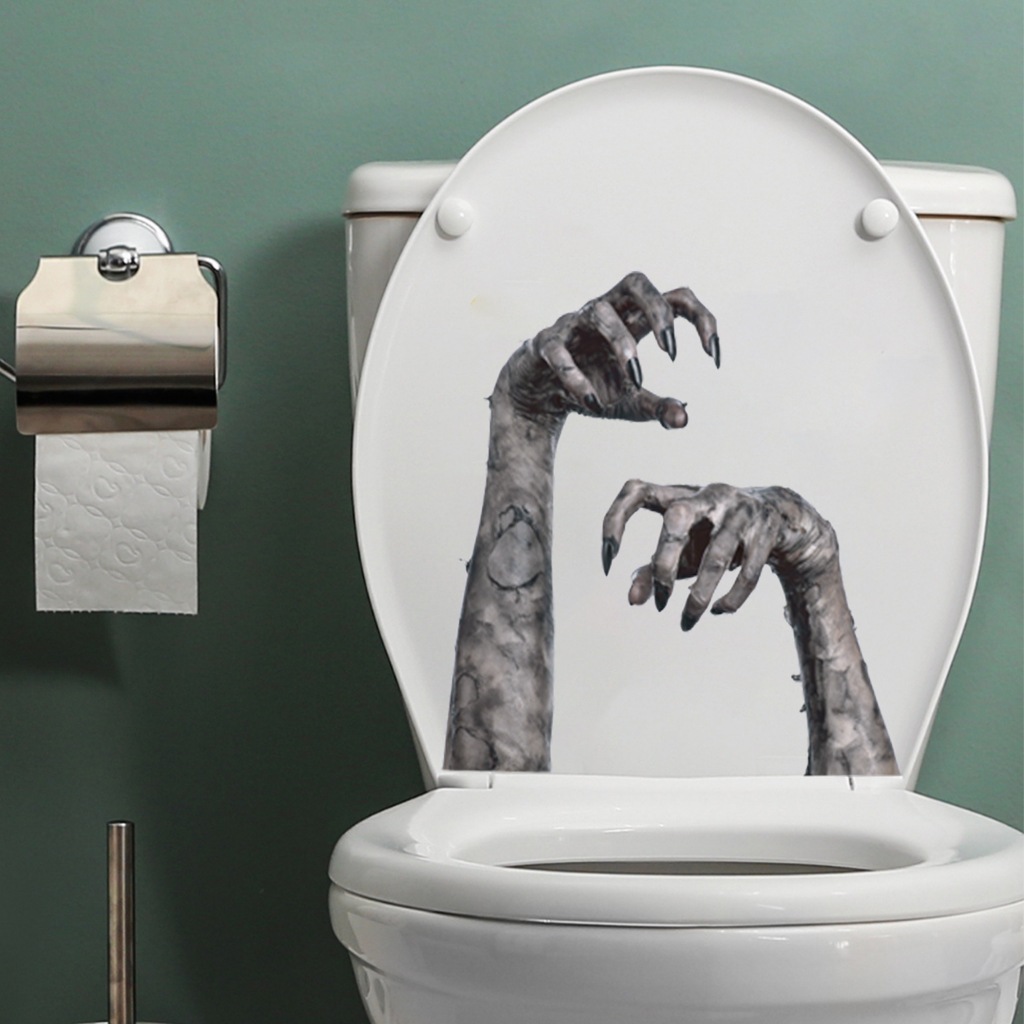 Halloween Window Stickers Creepy Spooky Hands Reusable Window ...